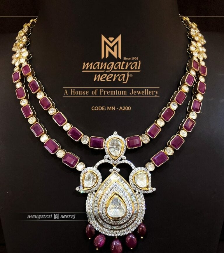 Ruby Necklace latest jewelry designs - Indian Jewellery Designs
