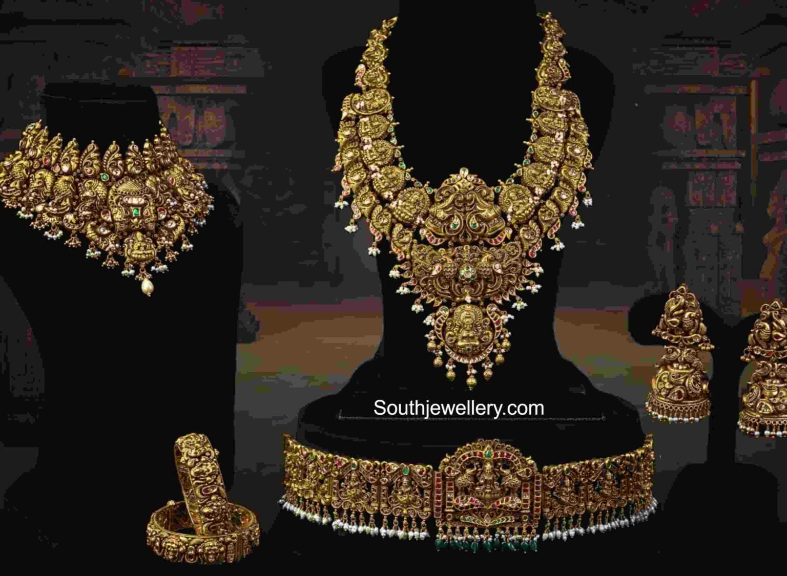 Bridal temple jewellery set - Indian Jewellery Designs